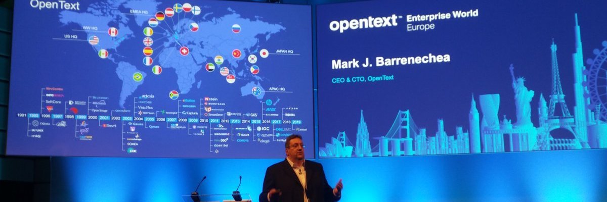 Enterprise World Europe : pour OpenText, l'EIM est l'ERP de l'ère de l ...